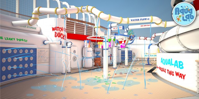 Disney Fantasy Sneak Peek: AquaLab Water Play Area