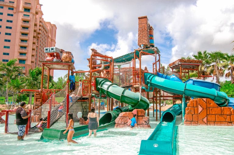 A Day at Atlantis Aquaventure - Paradise Island, Bahamas