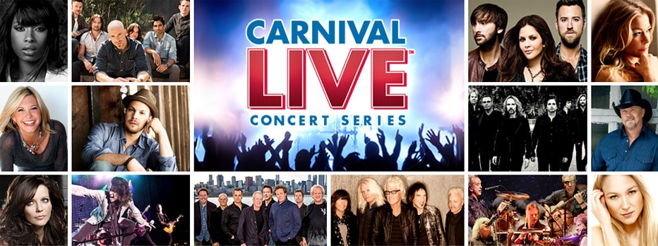 Carnival Cruise Lines Announces 'Carnival Live Concert Series'