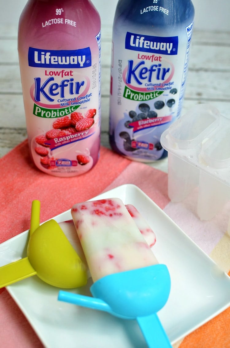 Layered Kefir Ice Pops {Recipe}
