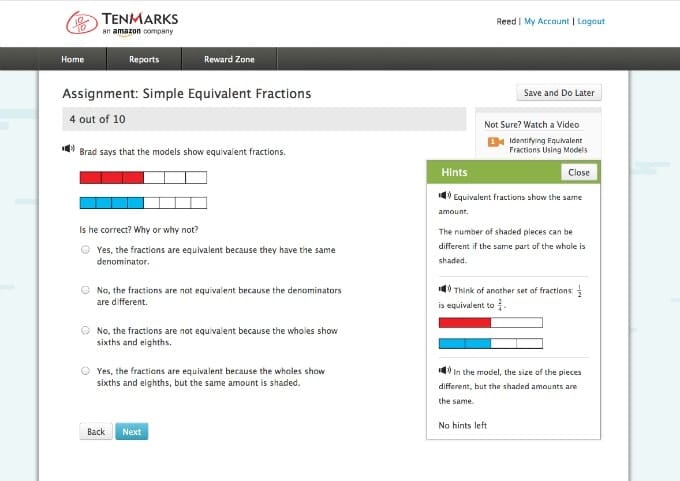 Free Summer Math Program from TenMarks