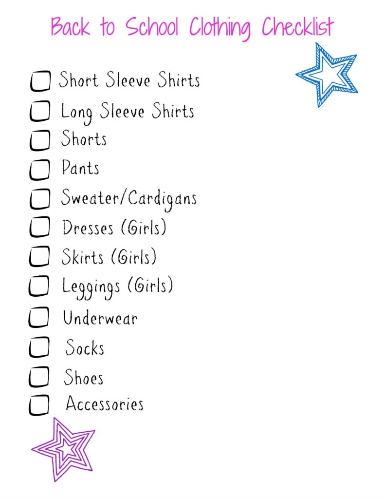 Make Getting Dressed for the First Day As Easy As ABC