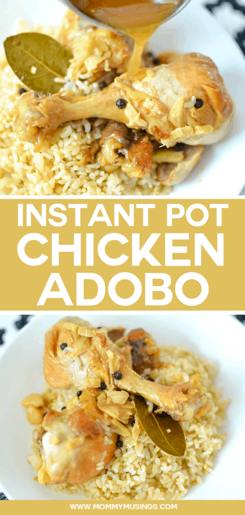 Instant Pot Chicken Adobo Recipe