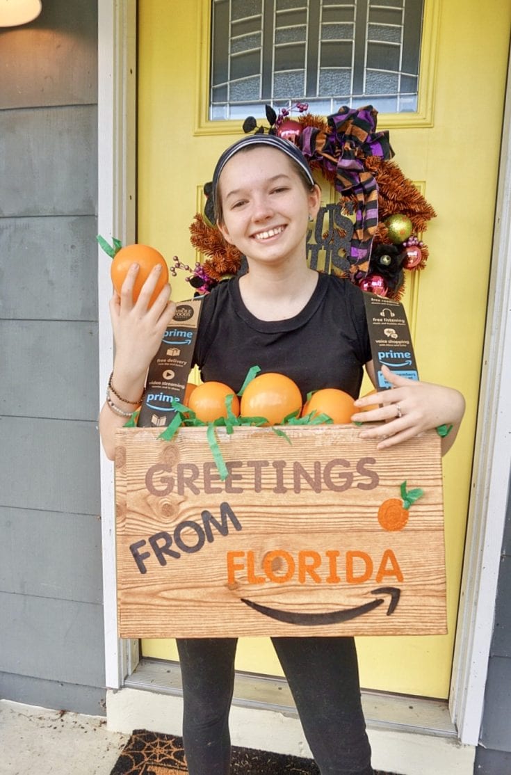 DIY Florida Oranges Halloween Costume