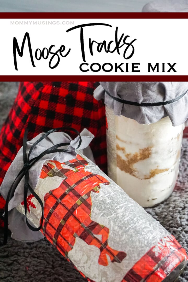 Moose Tracks Cookie Mix in a Jar - Mommy Musings
