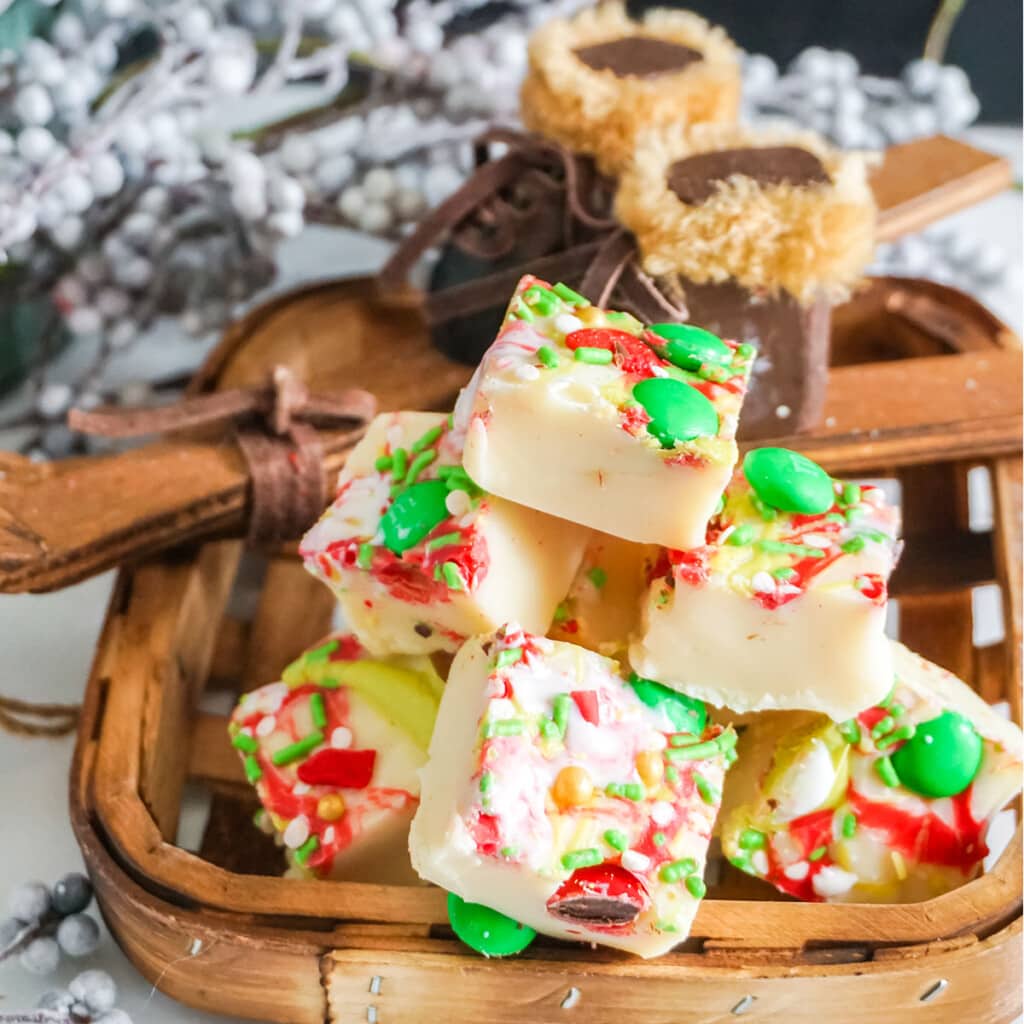 3-Ingredient Christmas Grinch Fudge
