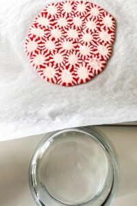 Festive DIY Peppermint Candy Bowls or Serving Dish