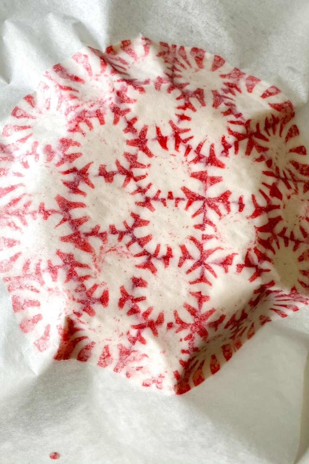 Festive DIY Peppermint Candy Bowls or Serving Dish