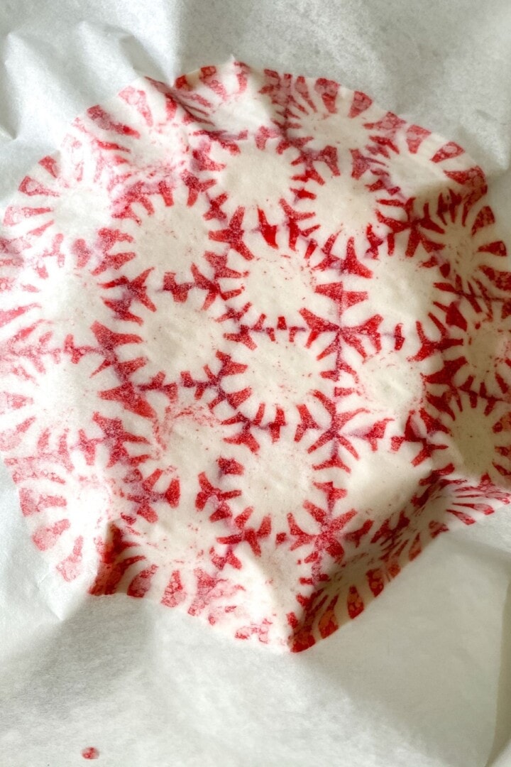 Festive DIY Peppermint Candy Bowls or Serving Dish