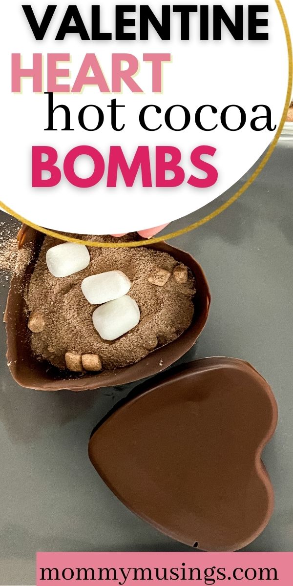 Valentine's Day Heart Shaped Hot Cocoa Bombs Tutorial