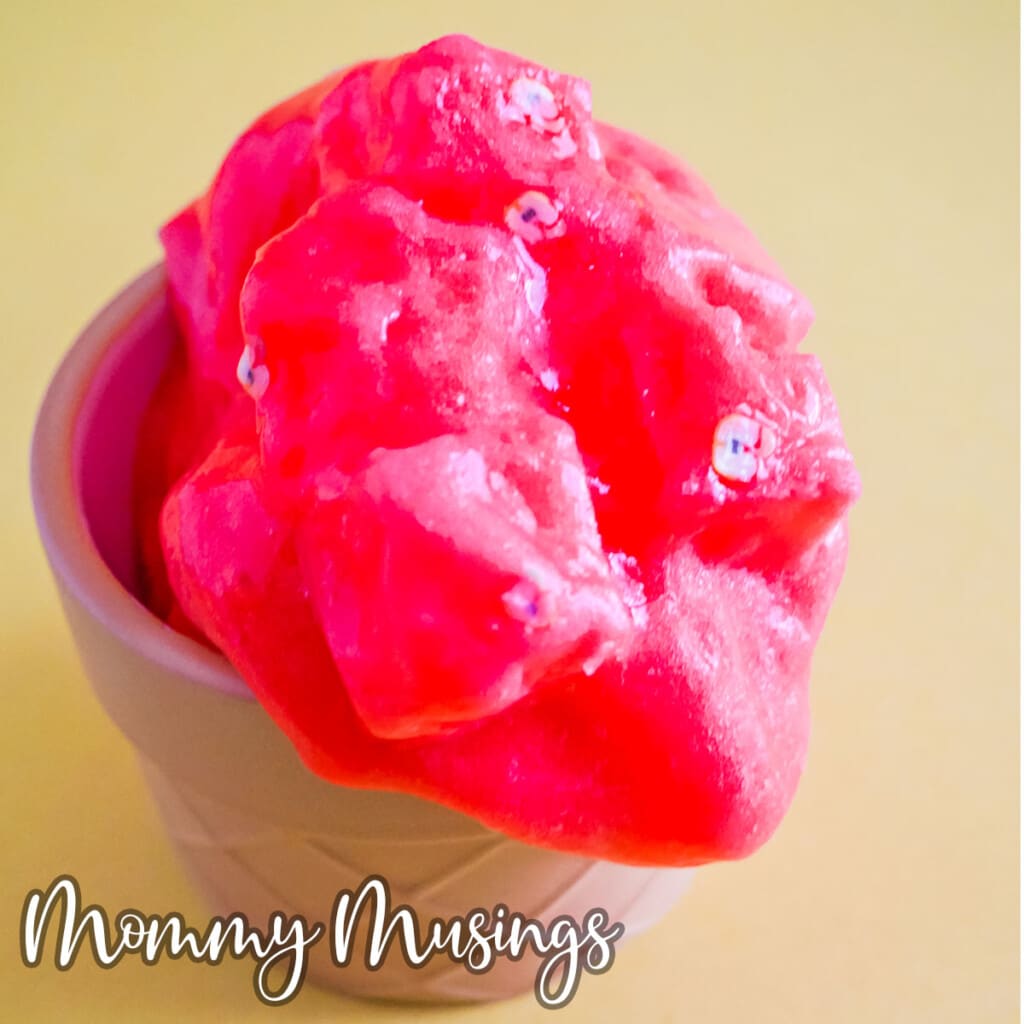 Easy Apple Jelly Cube Slime is a Fun Kids Activity