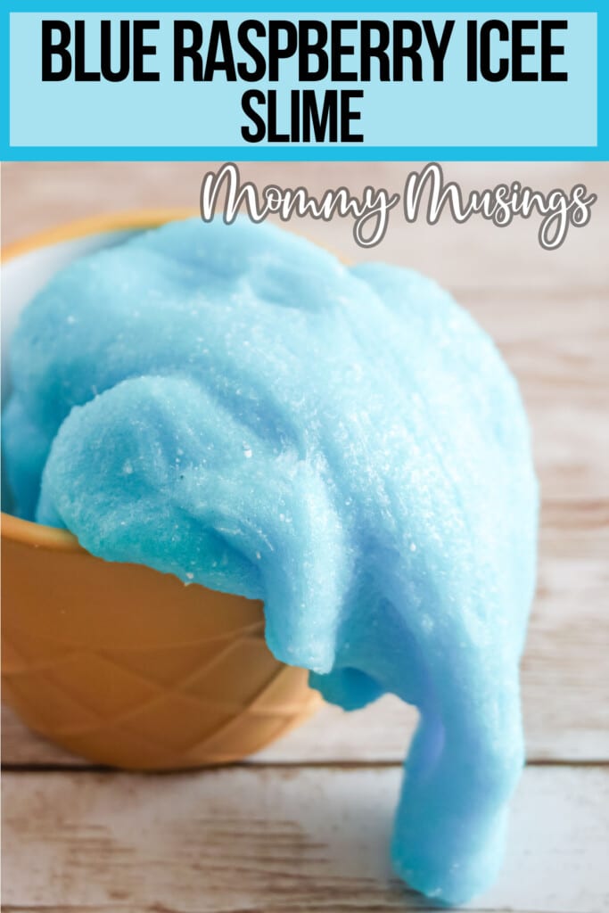 Make This Easy Blue Raspberry ICEE Slime in Minutes