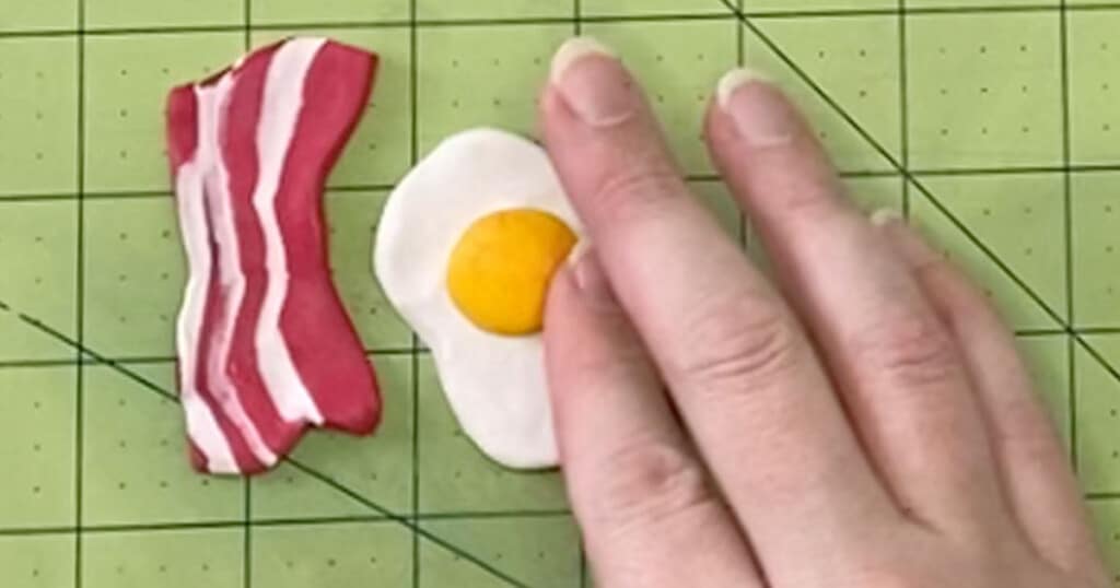 Best Friends Charms: Bacon and Egg Polymer Clay Craft for Kids